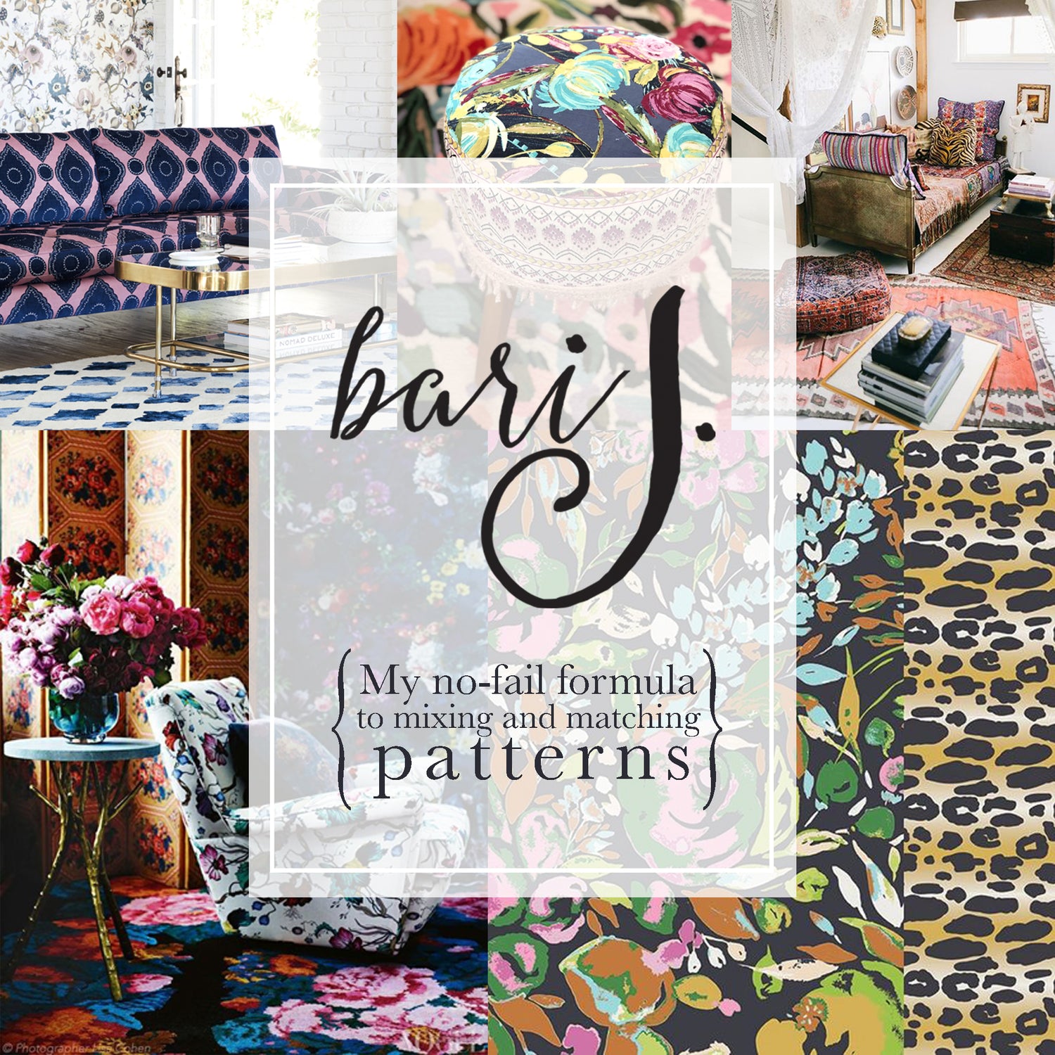 Comment mixer les motifs avec ma formule no fail ! – Bari J. Designs